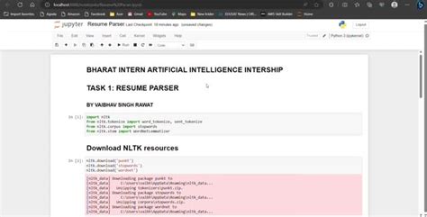 Vaibhav Singh Rawat On Linkedin Bharatintern Internship Artificialintelligence Msme