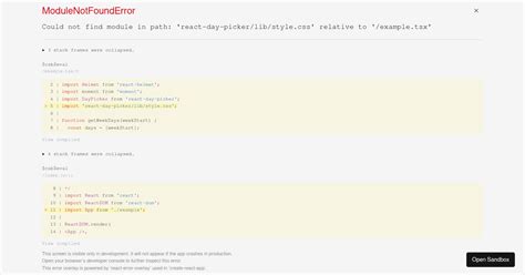 Types React Day Picker Examples Codesandbox