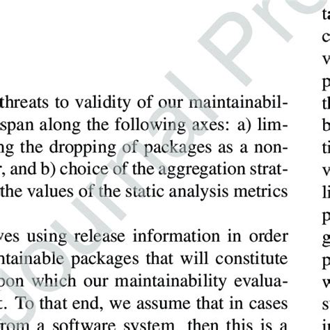 Maintainability Index Density Plot For Methods Included In
