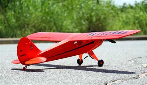 Freewing Piper J 5 Cub Cruiser 1100mm43inch Electric Rc Plane Red Kit