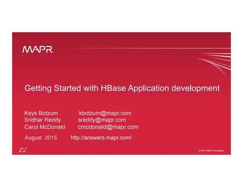 Getting Started With Hbase Pdf Databases Computer Software And