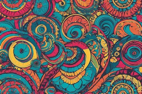 Premium Photo Abstract Colorful Decorative Seamless Pattern Vector
