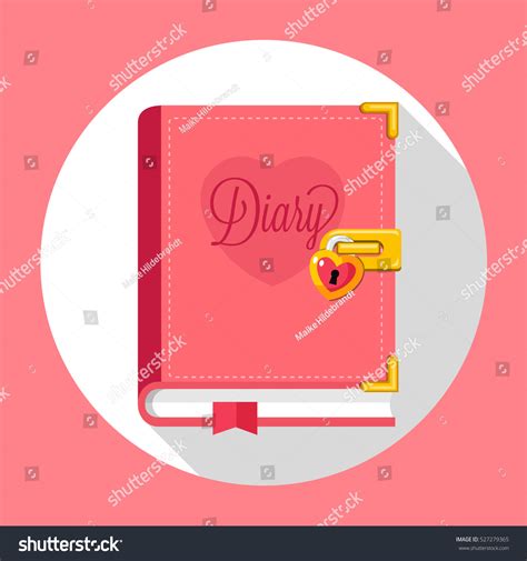 Lock Diary Over Royalty Free Licensable Stock Vectors Vector Art Shutterstock