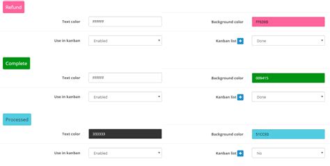 OpenCart Kanban Dashboard Order Status Colors OpenCart Kanban Dashboard Order Status Colors