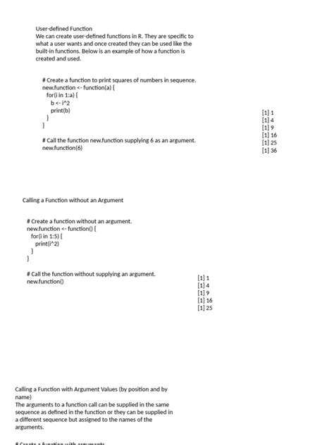 Use Defined Functions Pdf