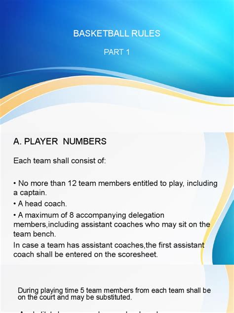 Basketball Rules Download Free Pdf Sports Rules And Regulations