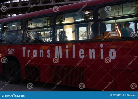 Transmilenio On Bogota Colombia A Bus Rapid Transit System