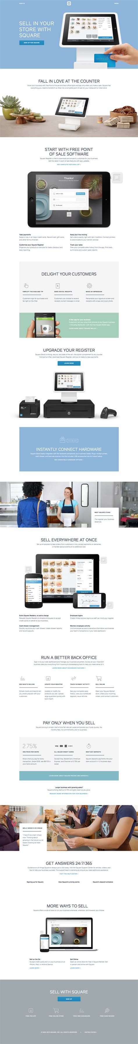 Square POS Systems Square Pos Web Design Inspiration Square