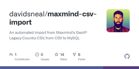 github davidsneal maxmind csv import an automated import from