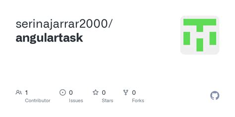 Github Serinajarrar Angulartask