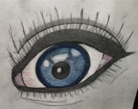 Easy Right Eye Drawing