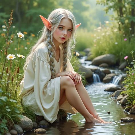 Download Ai Generated Elf Girl Royalty Free Stock Illustration Image Pixabay