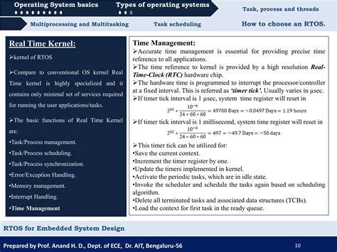 RTOS For Embedded System Design PPT