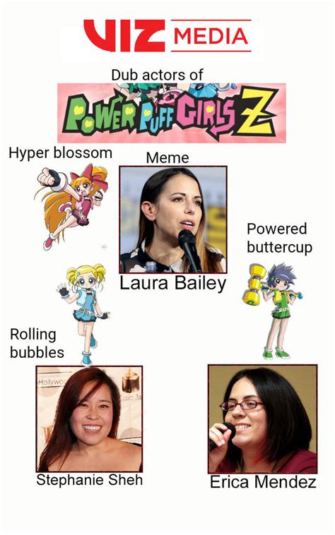 Powerpuff Girls Z Viz Media Actors Meme By Kcruzer On Deviantart