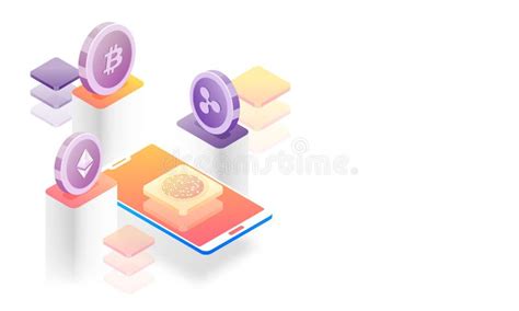 Fingerprint Scan Biometric Identity And Approval Future Of Sec Stock Illustration