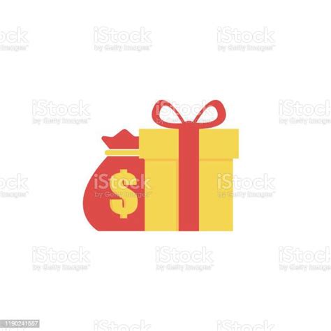 리본 보너스 돈 포인트 적립 로열티 프로그램 상금 을 획득 하는 선물 상자 가리키기에 대한 스톡 벡터 아트 및 기타 이미지