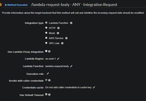 The Request Body For Different Lambda Cases NodeJS Notes