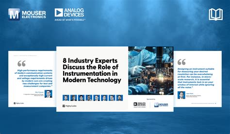New Ebook From Mouser Electronics And Analog Devices Offers Insights Into Design Challenges For