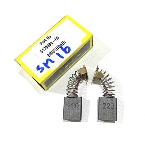 อะไหล่แท้ แปรงถ่าน Sm16 แท่นตัดองศา 10” Stanley สแตนเล่ย์ Shopee Thailand