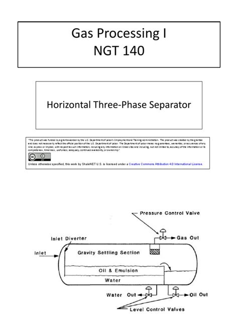 Horizontal Three Phase Separator Pdf