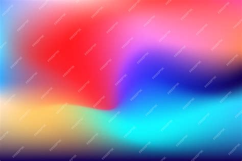 Premium Vector Vibrant Colorful Mesh Gradient Abstract Background