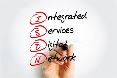 Isdn Integrated Services Digital Network Set Of Communication Standards For Simultaneous