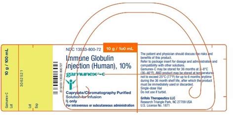 Gamunex C Package Insert Prescribing Information