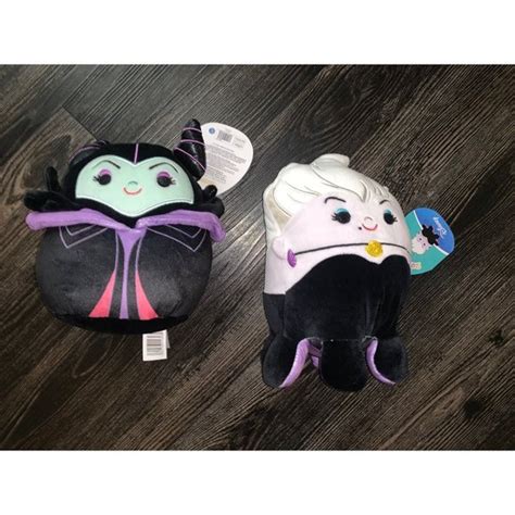 Squishmallows Toys Nwt 2 Disney Evil Queens Ursula And Maleficent Squishmallow Official