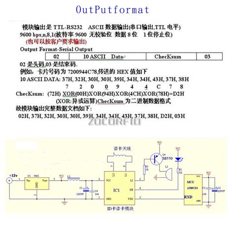 Uart 125khz Em4100 Rfid Card Rfid Reader Module For Arduino Fingerprint Id Card Module Parking