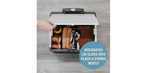 Clevermade Collapsible Wheeled Crate With Lid