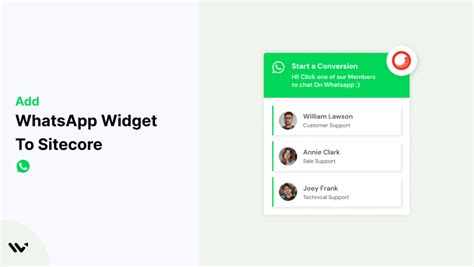 Easily Add Whatsapp Chat Widget To Sitecore Website