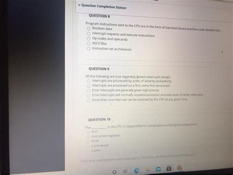 Solved Question Completion Status Question 8 Program