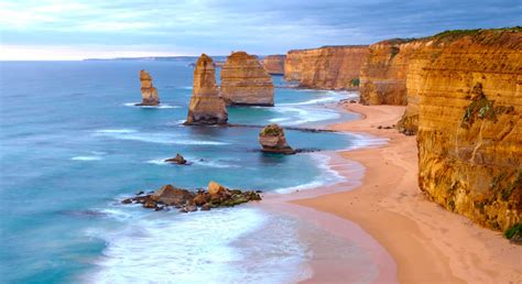 Download Twelve Apostles With Calm Waves In Victoria Australia