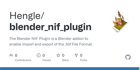 GitHub Hengle Blender Nif Plugin The Blender NIF Plugin Is A Blender Addon To Enable Import