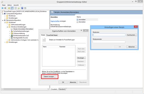 Login Scripts über Gpos Und User Eigenschaften Konfigurieren Windowspro