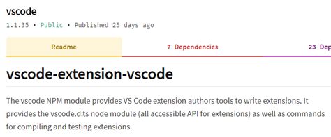 Vscode Package Claims It Has Vscode D Ts Which It No Longer Does · Issue 77723 · Microsoft