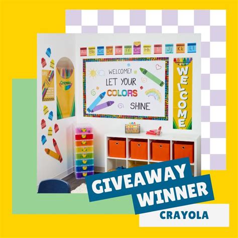 🥳 Congratulations To Cathy C Of Jackson Mississippi Cathy Is The Crayola Classroom Theme Kit