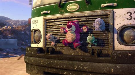 Download Lotso Tied On A Truck Wallpaper