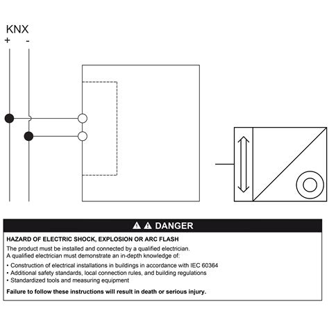 Spacelogic Knx Push Button Wiring Diagram En Technical Illustration Schneider Electric