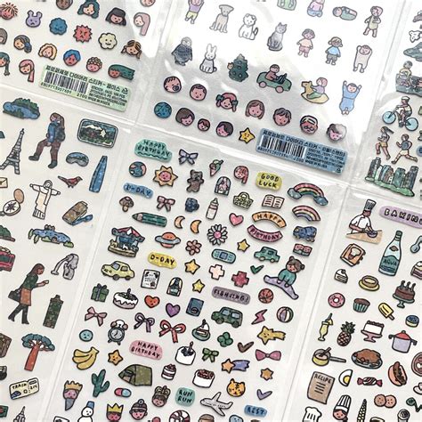 제로퍼제로 다이어리 스티커 11종