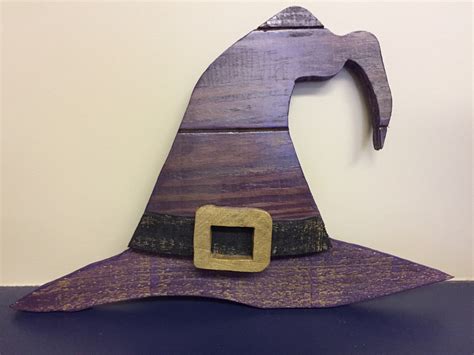 Wooden Witches Hat Witch Witch Hat Halloween Decor Door Etsy Uk