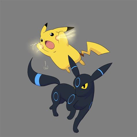 Pikachu And Umbreon