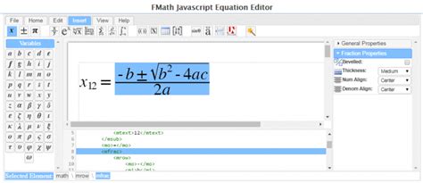 Fmath Editor