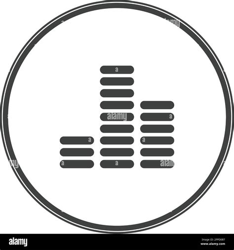 equalizer icon button vector design stock vector image and art alamy