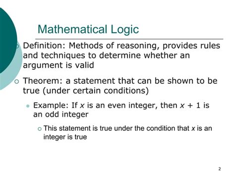 Mathematical Logic Part 1 Ppt Physics Science Mathematical Logic Part 1 Ppt Physics Science