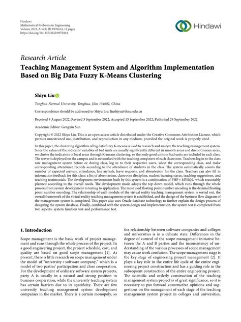 Pdf Teaching Management System And Algorithm Implementation Based On