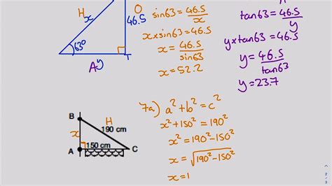 Trigonometry Task 7 Worded Problems Youtube