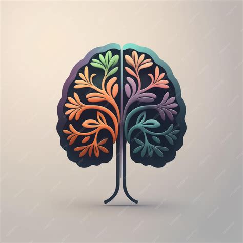 Premium Vector Human Brain With Abstract Brain Human Brain With Abstract Brain