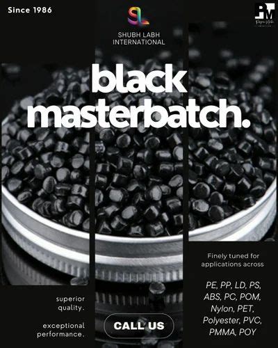 Ldpe Black Masterbatch At ₹ 125kg Black Masterbatch In New Delhi