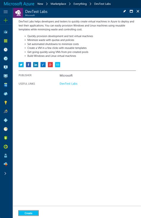 Run You Own Azure Devtest Labs In The Cloud Devops Science Linux Containers Cloud And